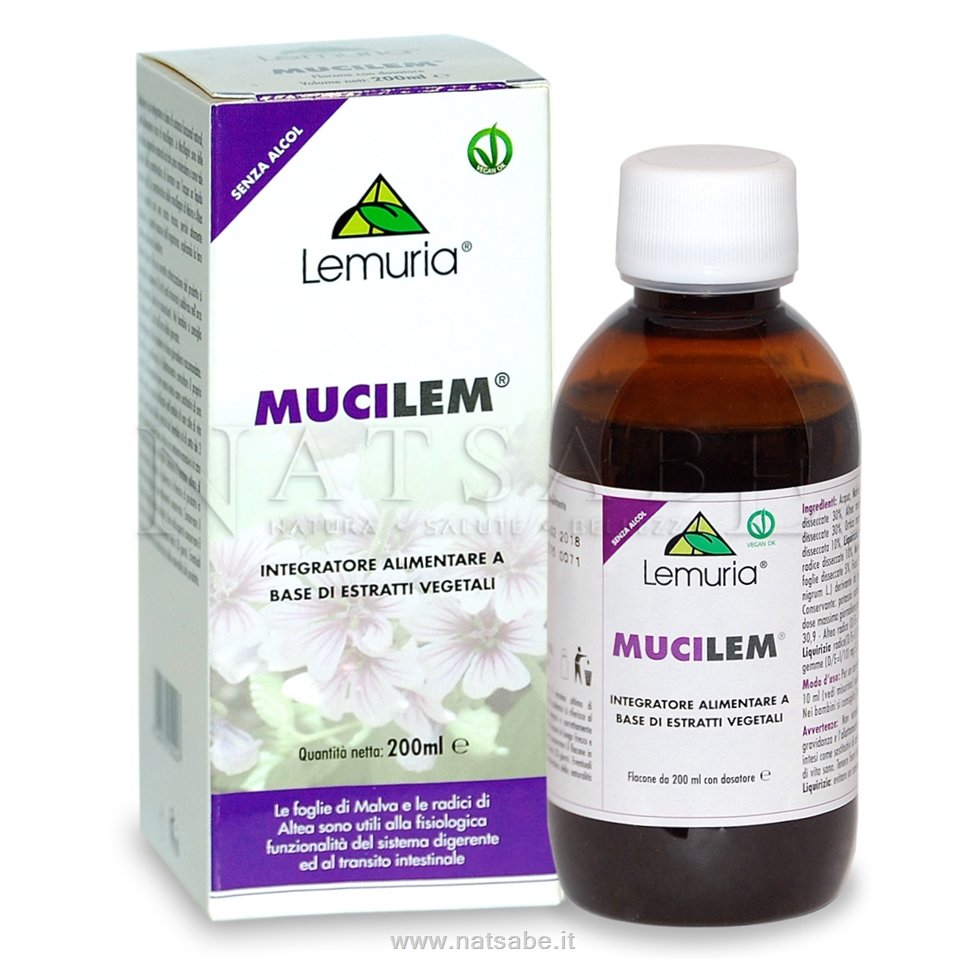 Lemuria - Mallow Mucilage Mucilem - 200 ml | Intestine | Erboristeria ...